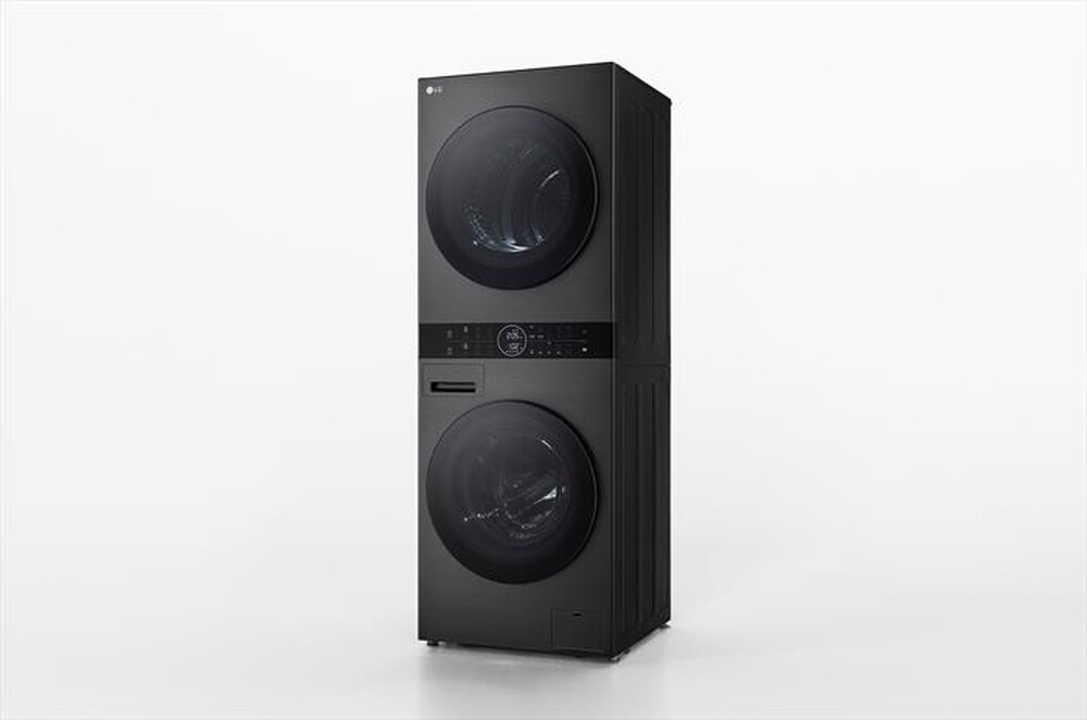 LG - Lavasciuga WASHTOWER WT1210BBF 12/10 Kg Classe A-Platinum Black ...