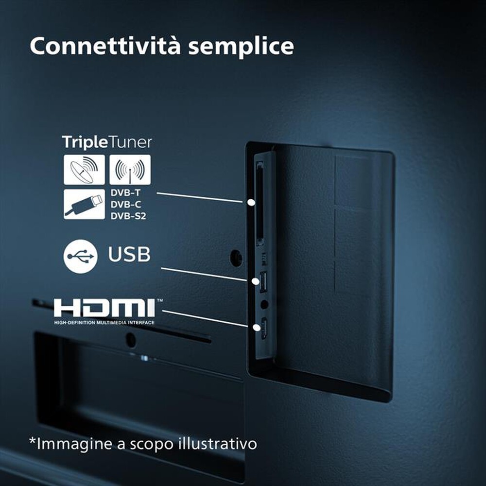 PHILIPS - Smart TV LED FHD 32" 32PHS6009/12-Black | Euronics