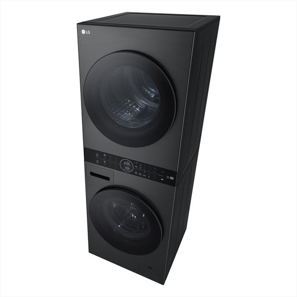 LG - Lavasciuga WASHTOWER WT1210BBF 12/10 Kg Classe A-Platinum Black ...