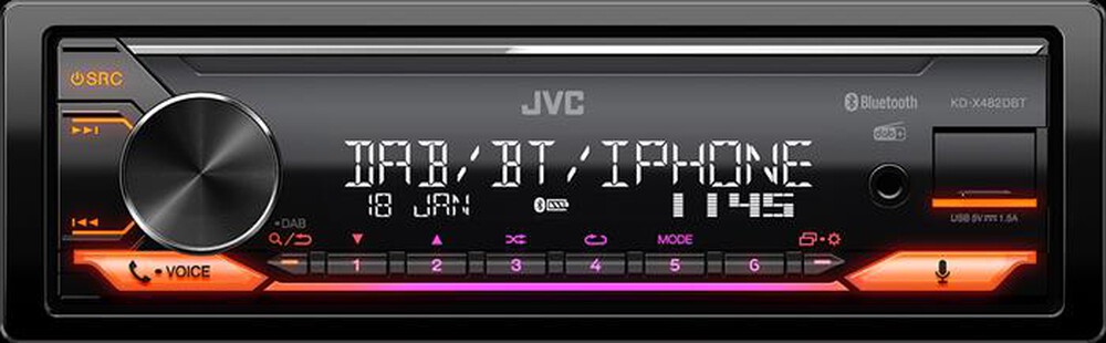 JVC - Car Stereo KD-X482DBT-nero | Euronics