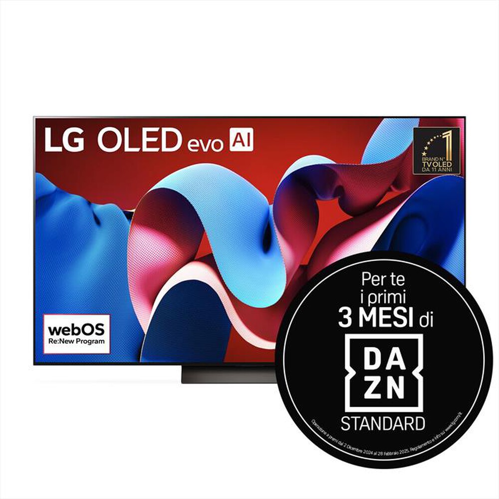 LG - Smart TV OLED evo UHD 4K 65" Serie C4 OLED65C44LA-Marrone | Euronics