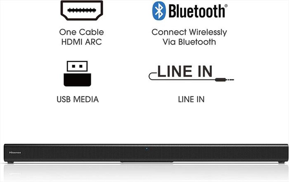 HISENSE - Soundbar HS205-Black | Euronics