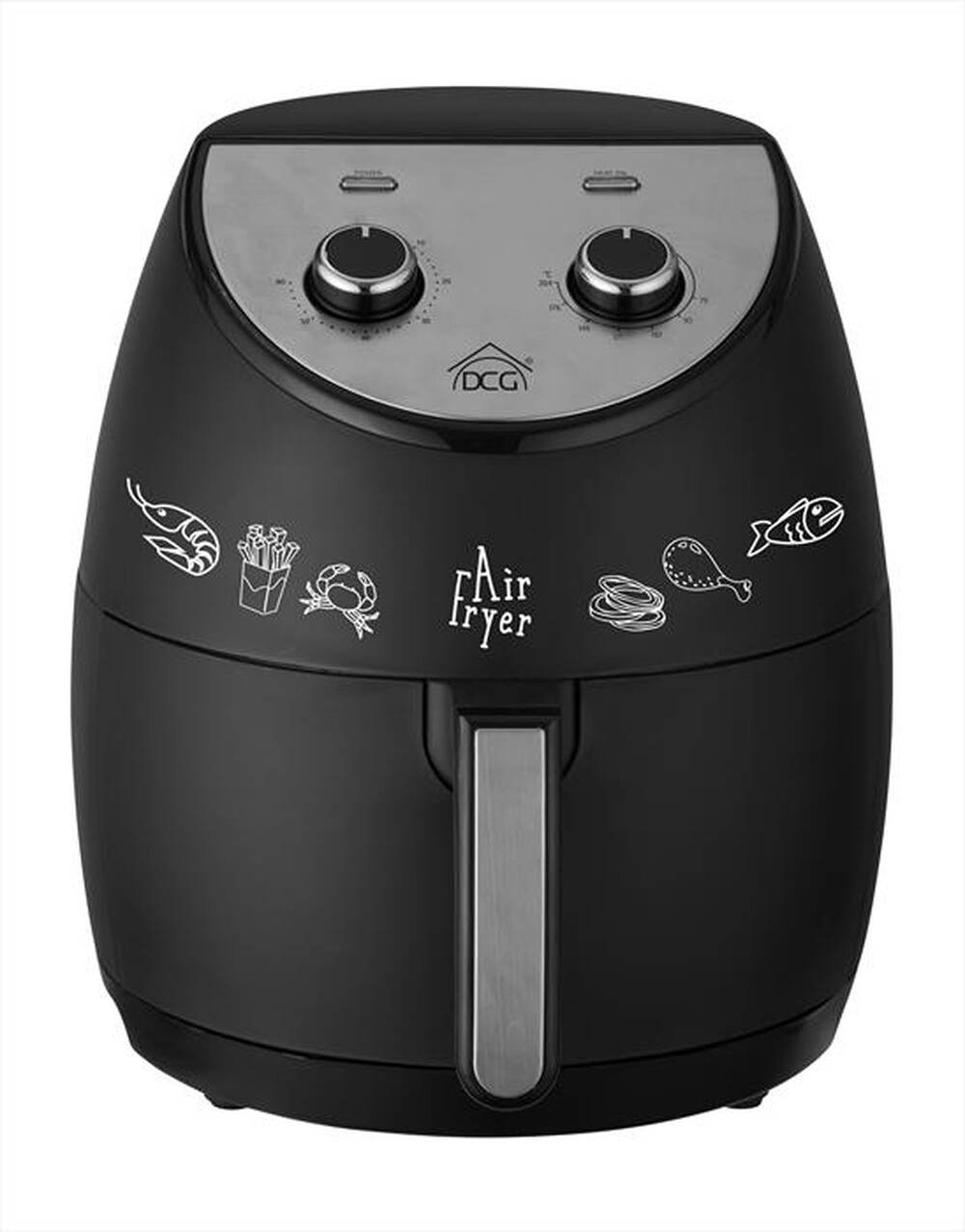 DCG ELTRONIC - Friggitrice ad aria FR3508N-NERO | Euronics