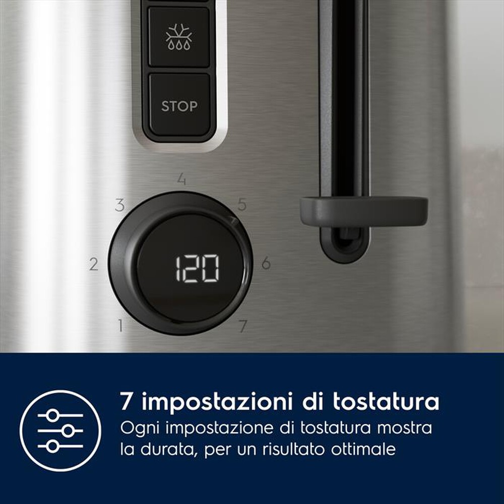 ELECTROLUX - Tostapane E5T1-4ST-Inox antimpronta | Euronics