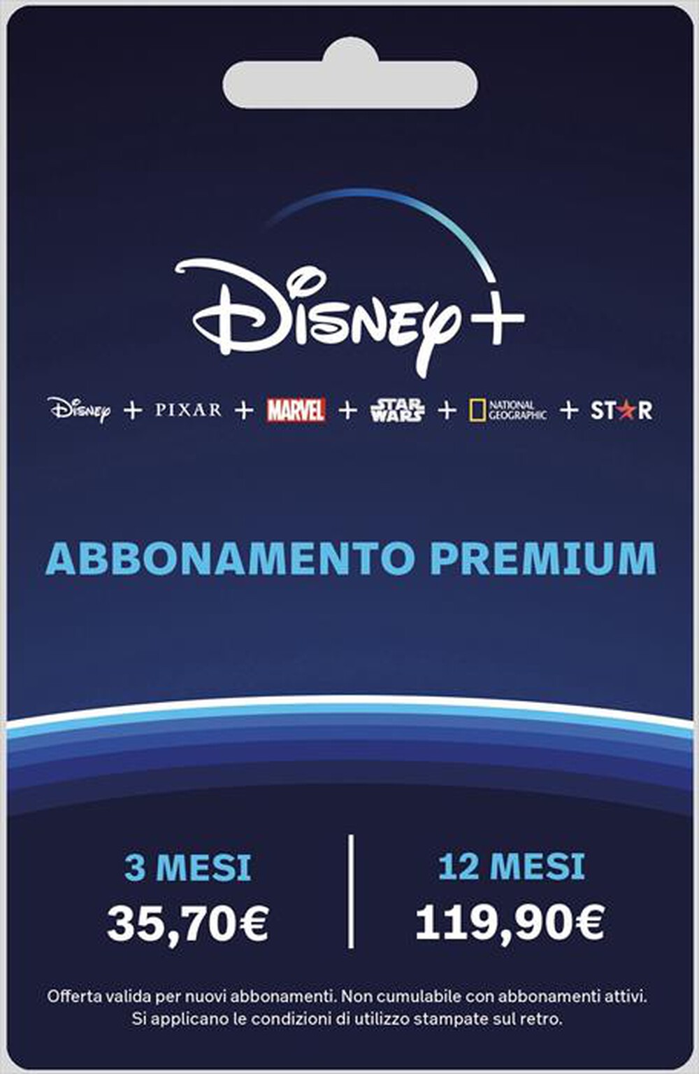 WALT DISNEY - Disney Plus - Abbonamento Premium 12 mesi | Euronics
