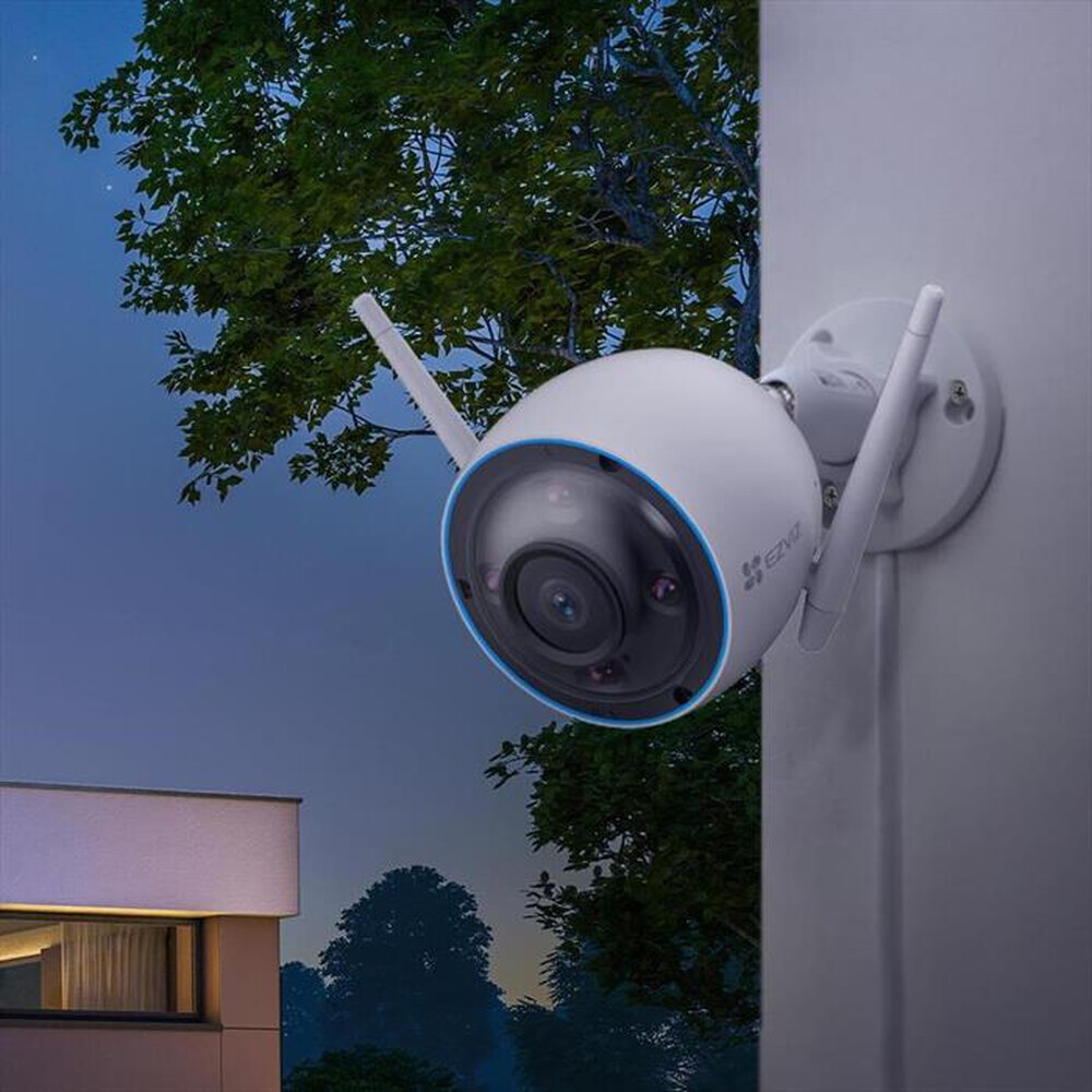 EZVIZ - Telecamera Smart Home WiFi H3 2K-Bianco | Euronics