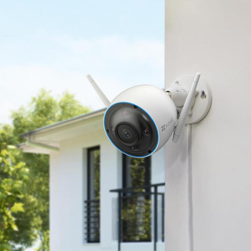 EZVIZ - Telecamera Smart Home WiFi H3 2K-Bianco | Euronics