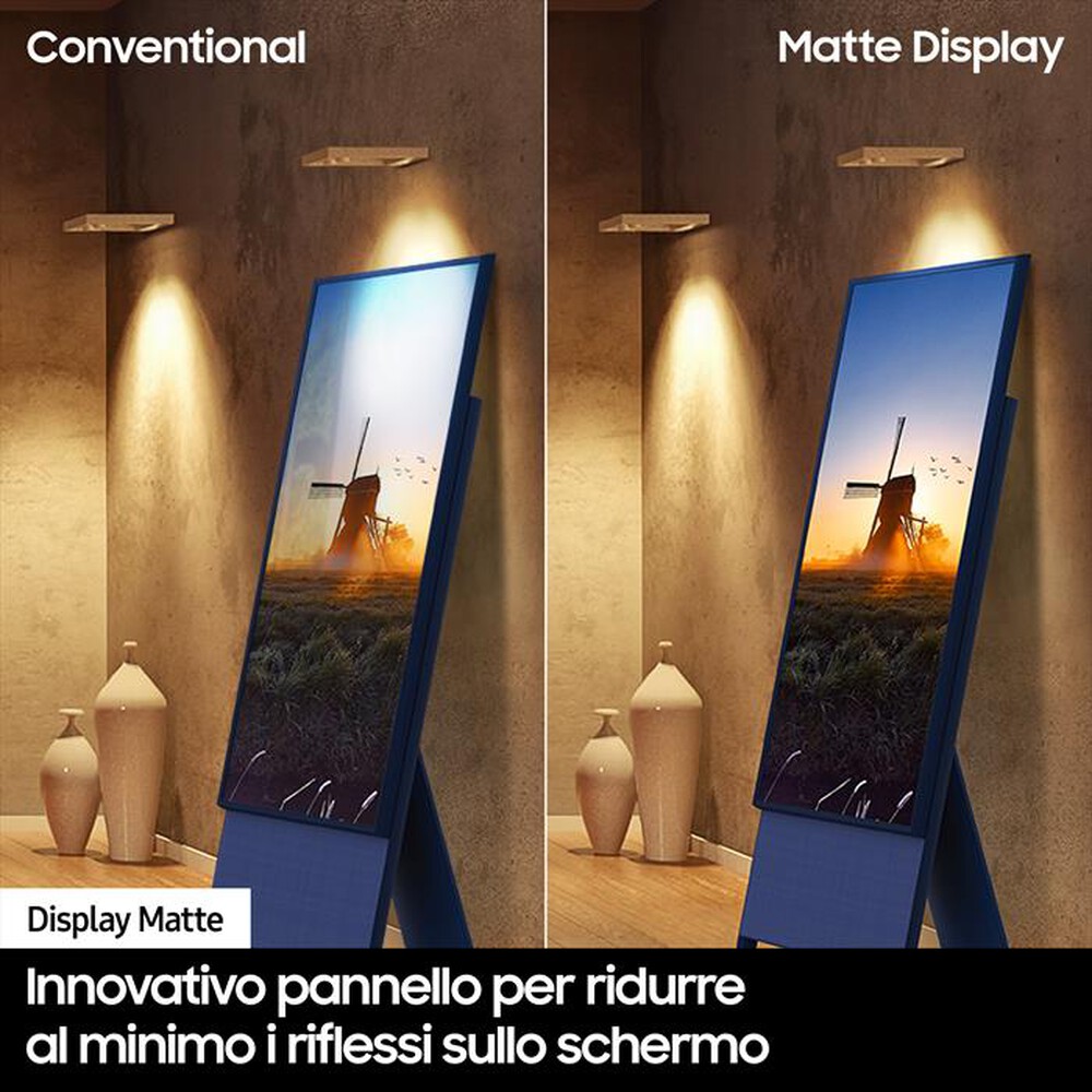 SAMSUNG - Smart TV Q-LED UHD 4K 43" THE SERO 43LS05B-Navy Blue | Euronics