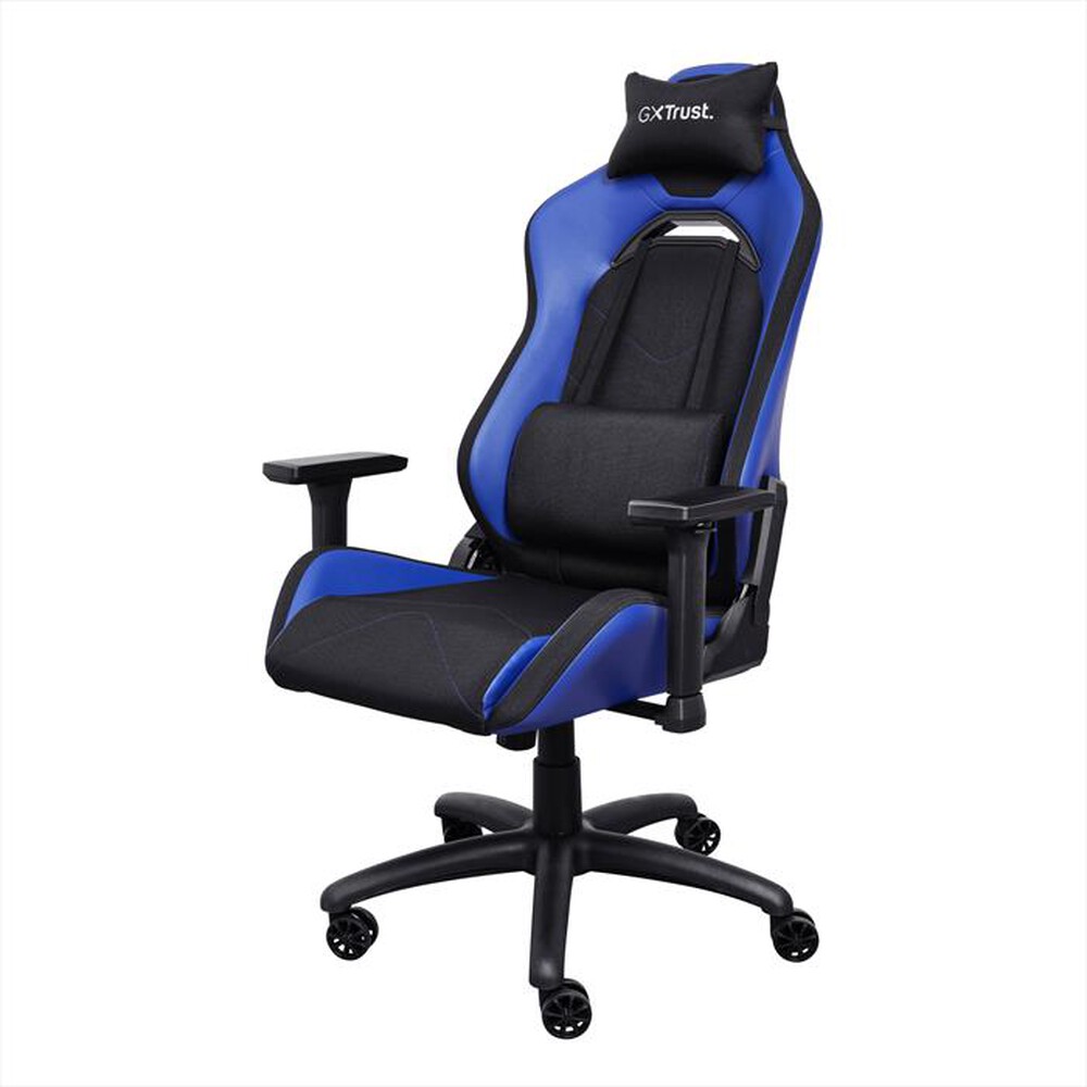 TRUST - Sedia gaming GXT714B RUYA GAMING CHAIR-Blue | Euronics