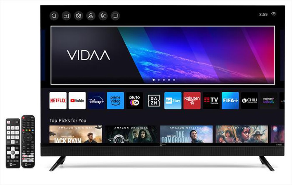 TELESYSTEM - Smart TV LED UHD 4K 43" SONIC FL4K SMV13-BLACK | Euronics