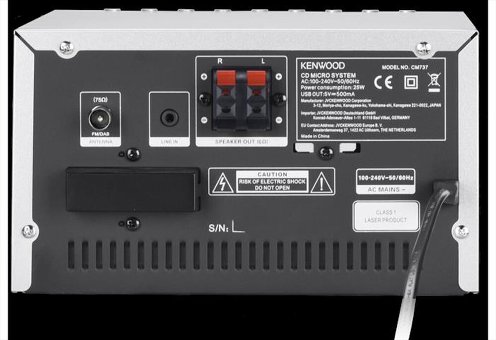 KENWOOD - Micro sistema hifi M-7000S-S-silver | Euronics