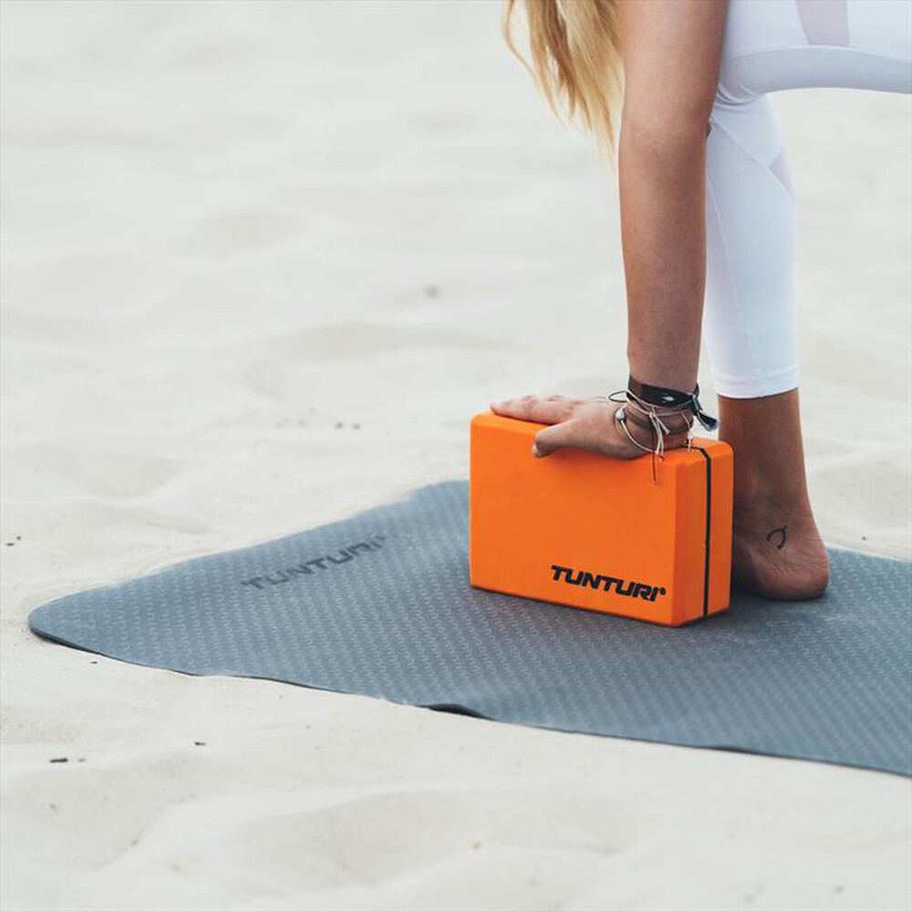 TUNTURI - YOGA BLOCK ORANGE/BLACK-arancione | Euronics