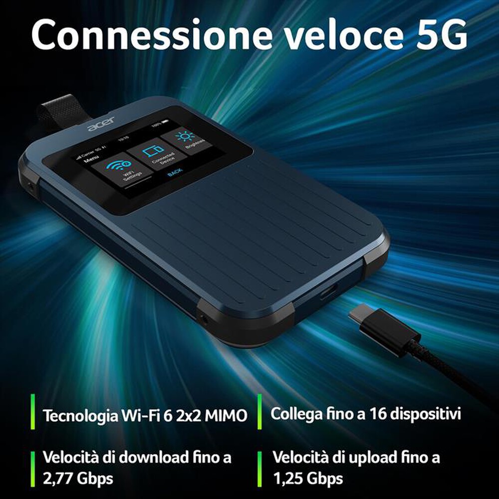 ACER - Router CONNECT ENDURO M3-Blu | Euronics