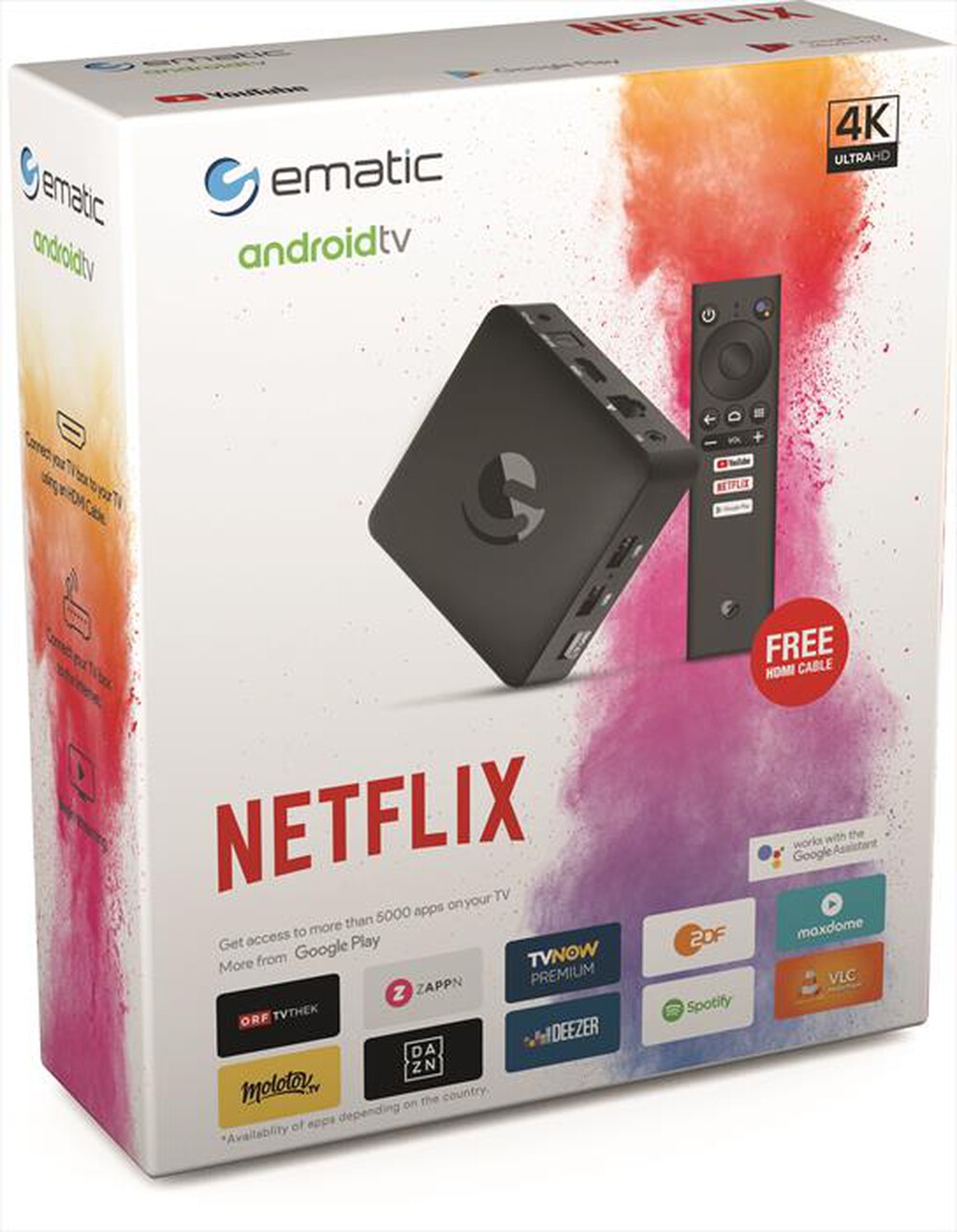 STRONG - Android TV box 4K Ultra HD streaming SRT202EMATIC | Euronics