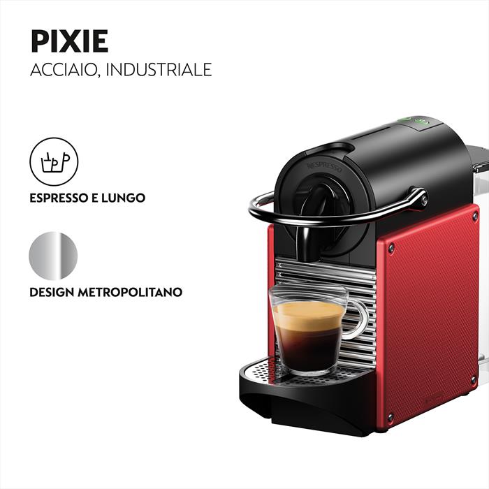 DE LONGHI - PIXIE REFRESH NESPRESSO EN124.R MACCHINA PER CAFFÈ-Rosso | Euronics